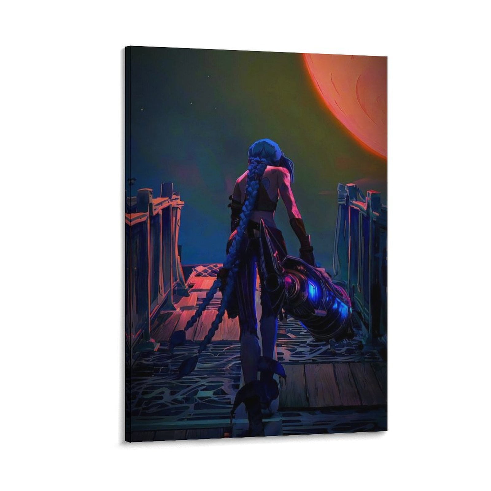 Jinx&Vi Anime Posters Poster Decorative Painting Canvas Wall Art Living ...