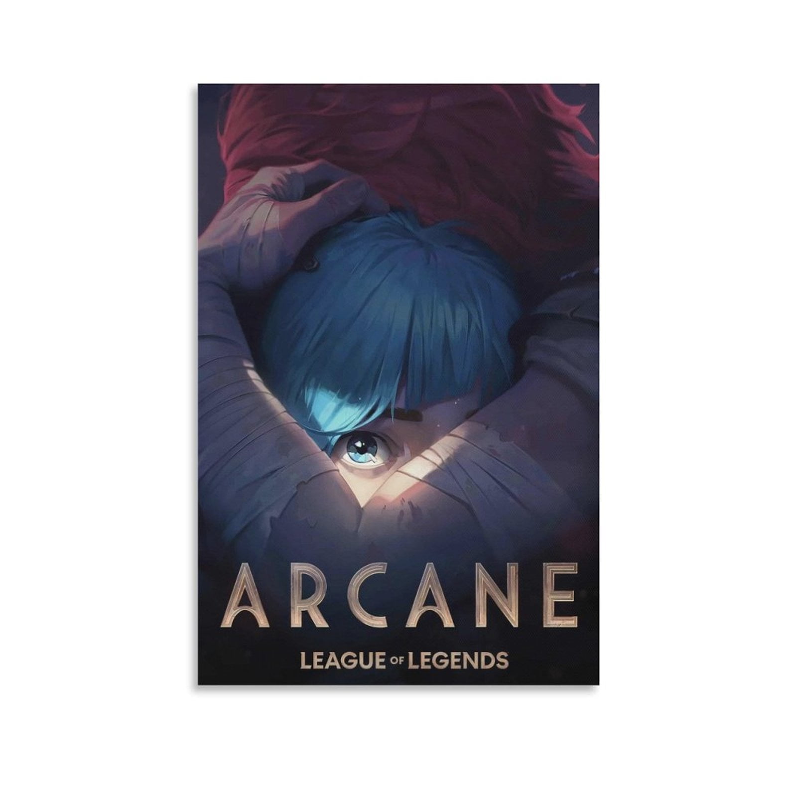 Jinx&Vi Anime TV Cool Poster Picture Print Canvas Poster Wall Paint Art ...