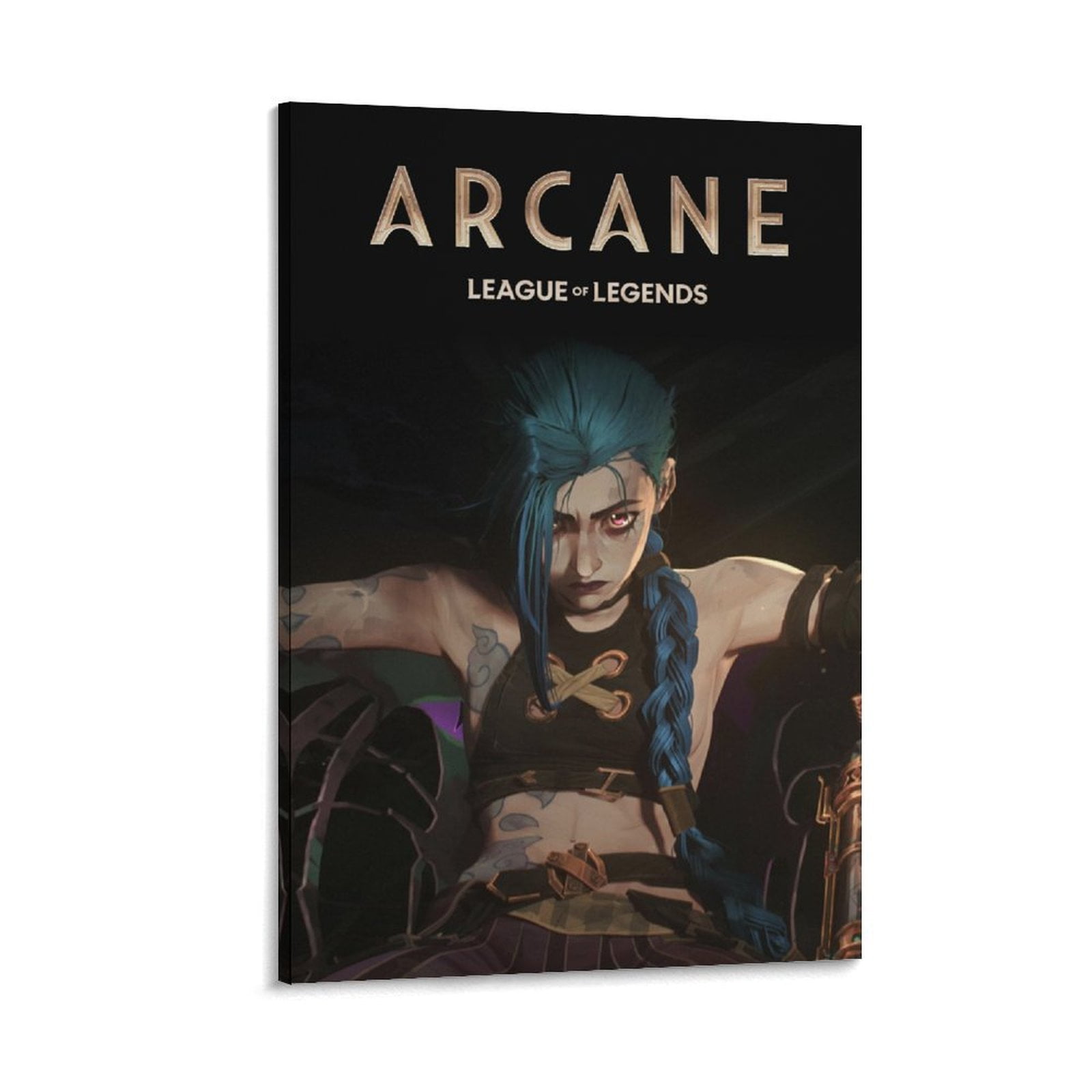 Jinx&Vi Anime TV Poster Cool Artworks Picture Print Poster Wall Art ...