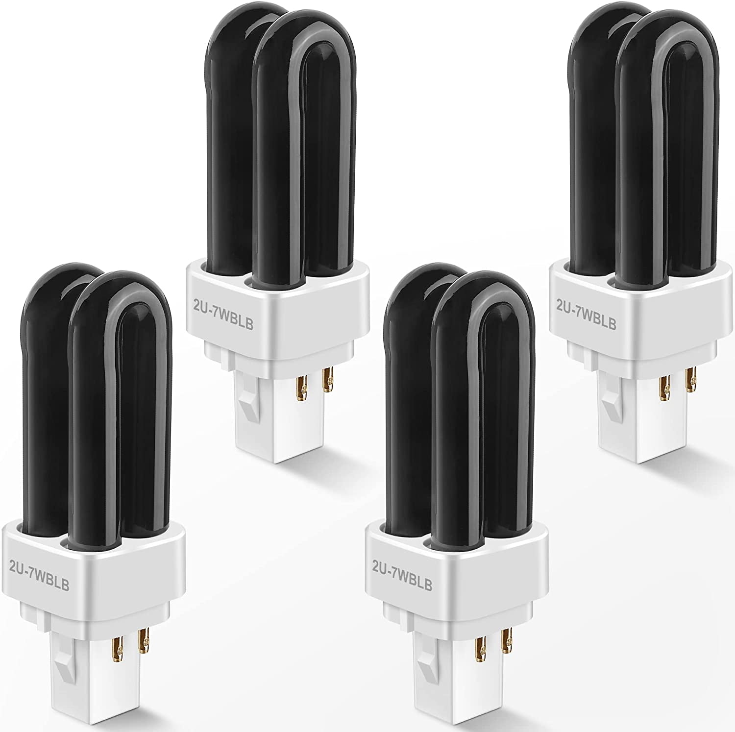 Jinyi 4Pack 7W UV Replacement Bulbs for Dynatrap Mosquito Traps, 300-460 nm Light, Long Lasting ...