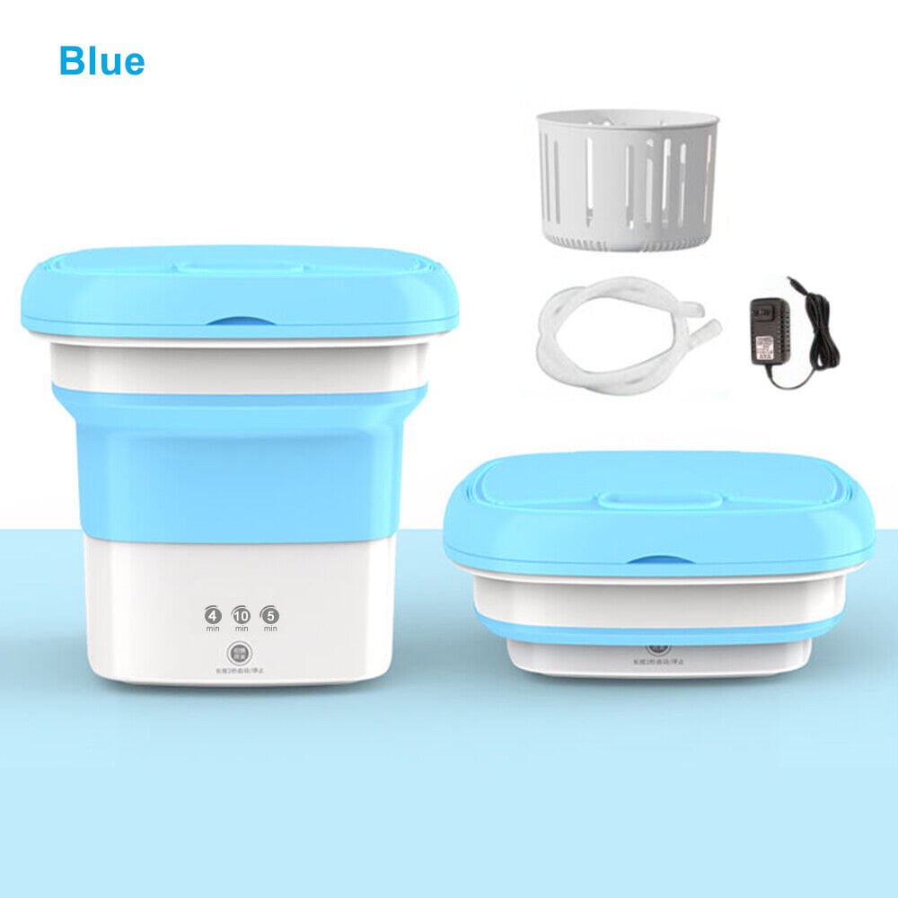 Jinyi Portable Washing Machine, 4.5L Mini Foldable Washer, Blue ...