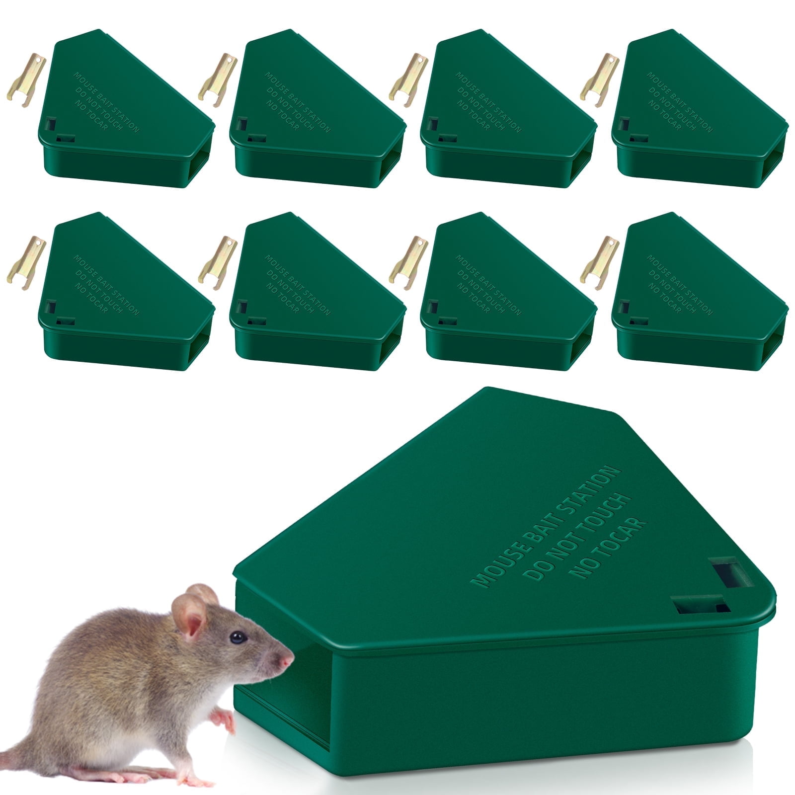 Jinyi Secure Mouse Bait Station Multiple Keys & Reusable Design ...