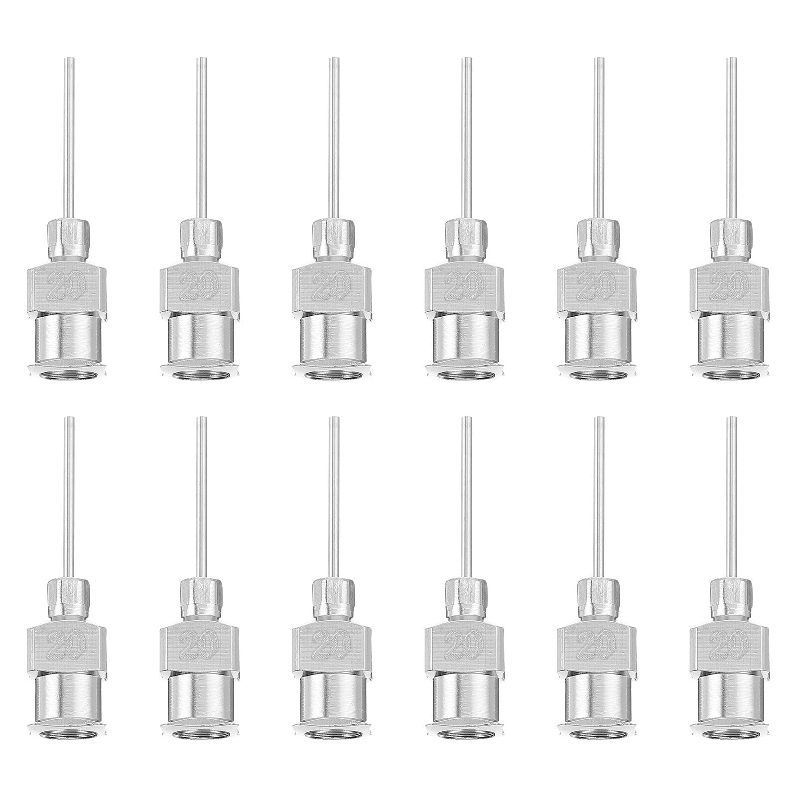 Jinyuann 12Pcs Stainless Steel Unbending Dispensing Needles Accuracy ...
