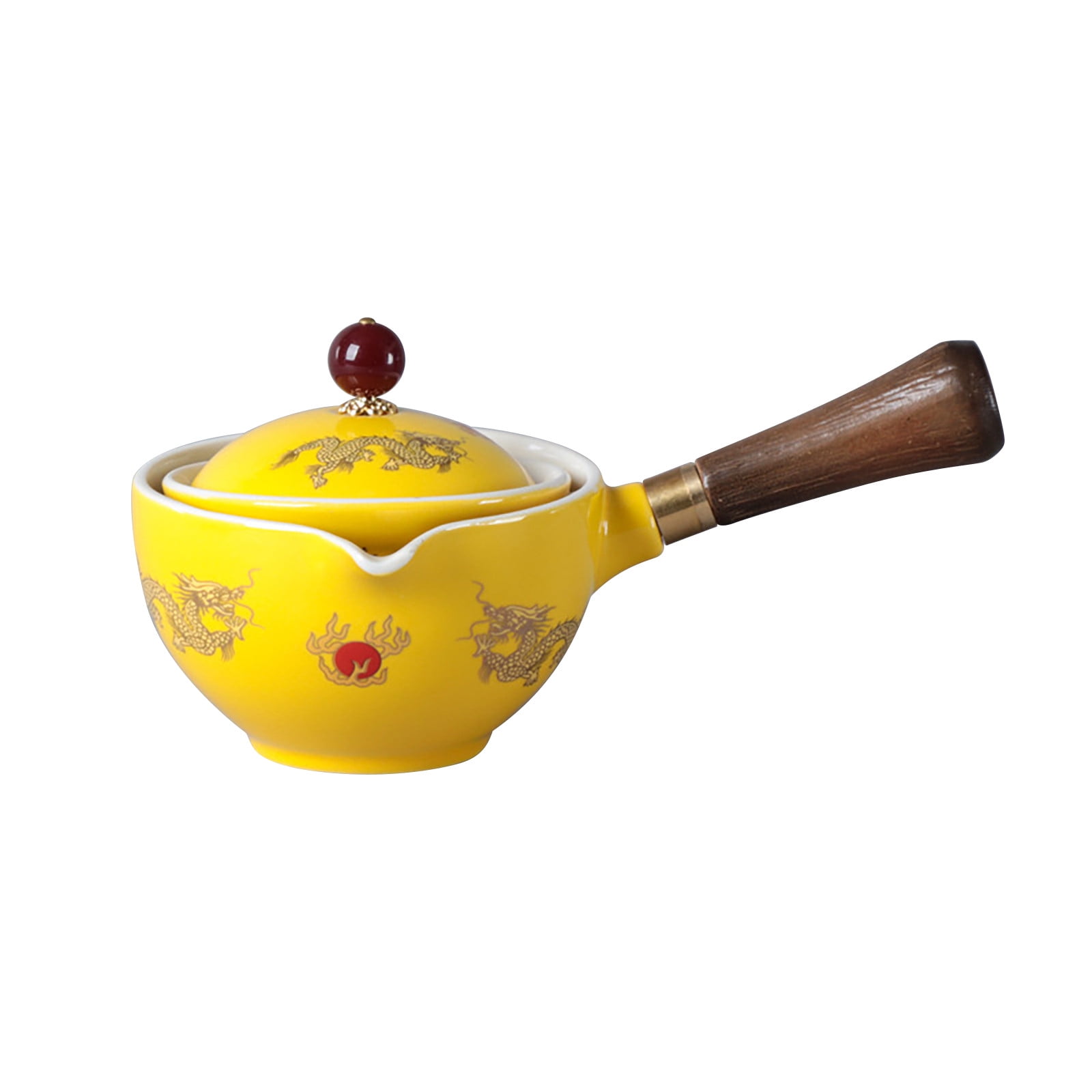 Jioakfa 360 Degree Rotating Tea Set Well Off Teapot Type Semi Automatic ...