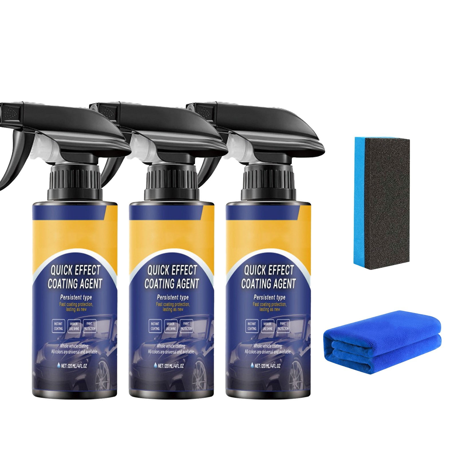 Jioakfa Advanced Car Quick-Acting Coating Agent Spray, Waterless Wash ...