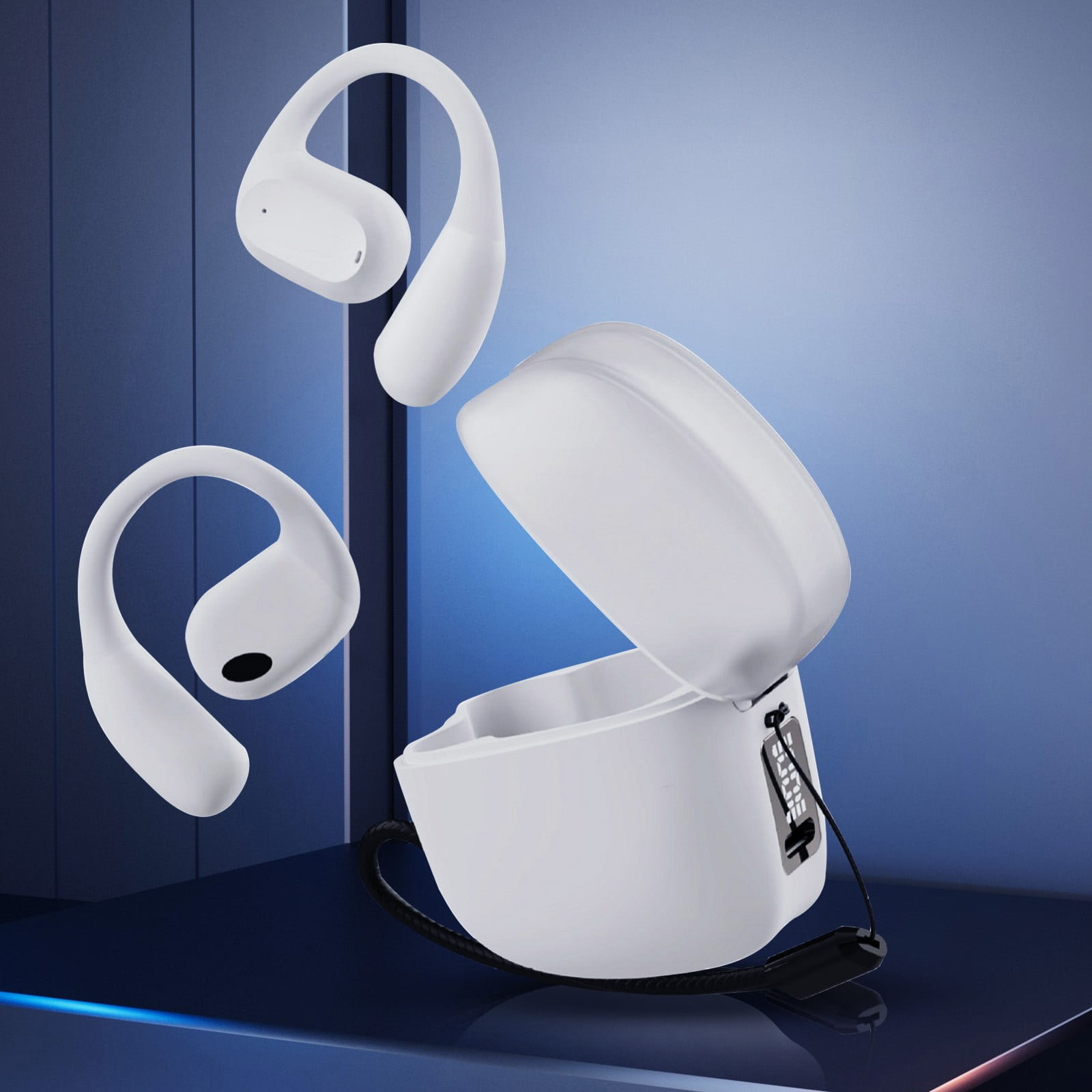 Jioakfa Bluetooth 5.3 Comfort Earbuds Ear Hanging Type Non In Ear ...