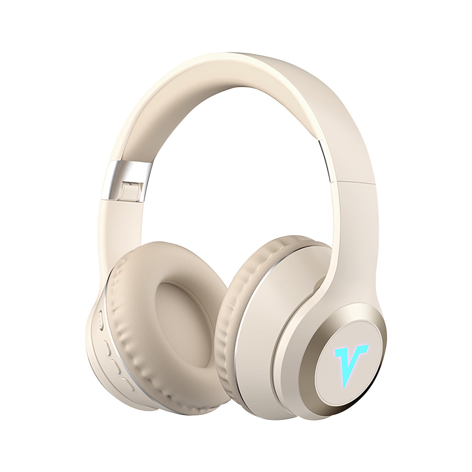 Jioakfa Dazzling Bluetooth Headset Universal Radio Gaming Headset White ...