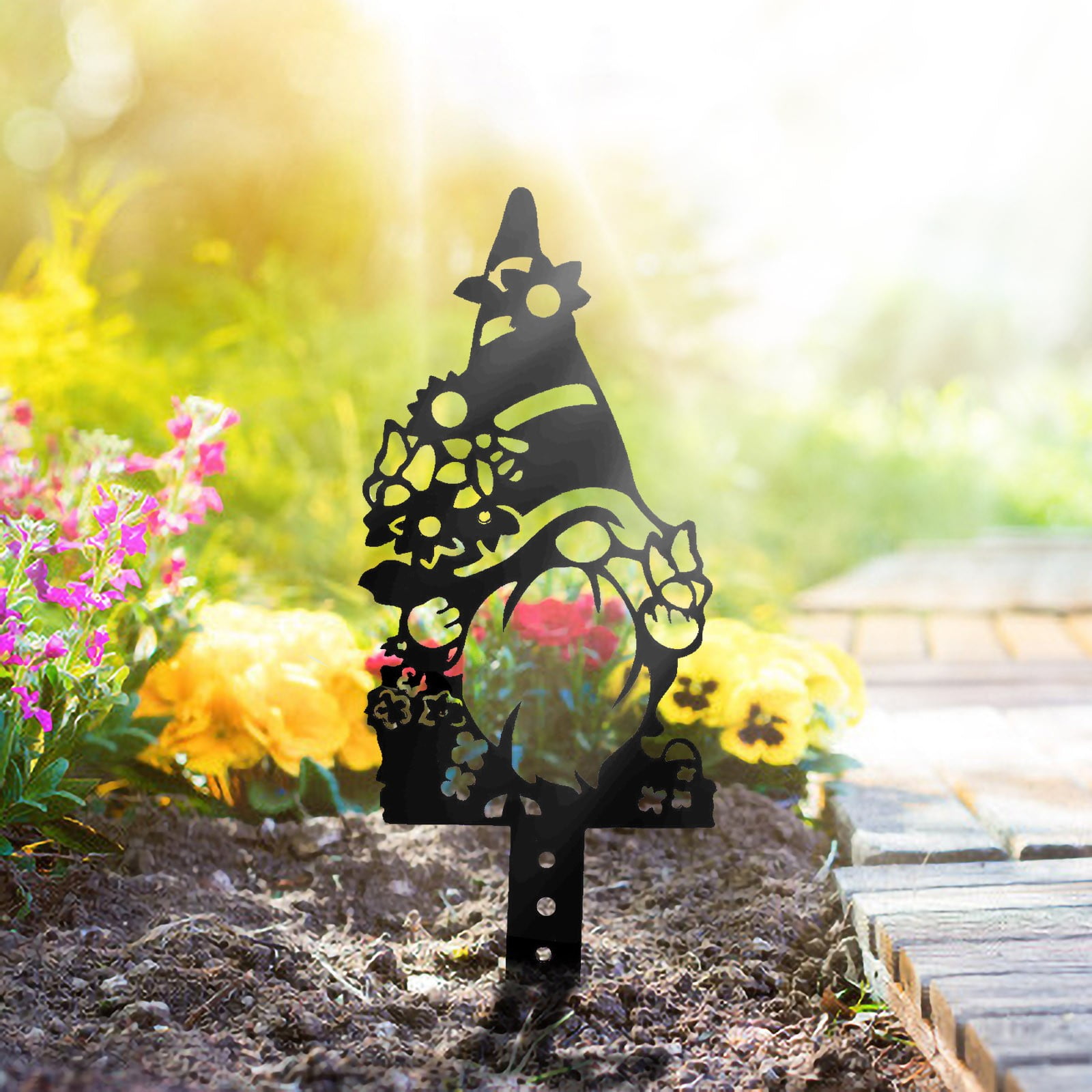 Jioakfa Home Decor Garden Goblin Plug-In Courtyard Decoration Faceless ...