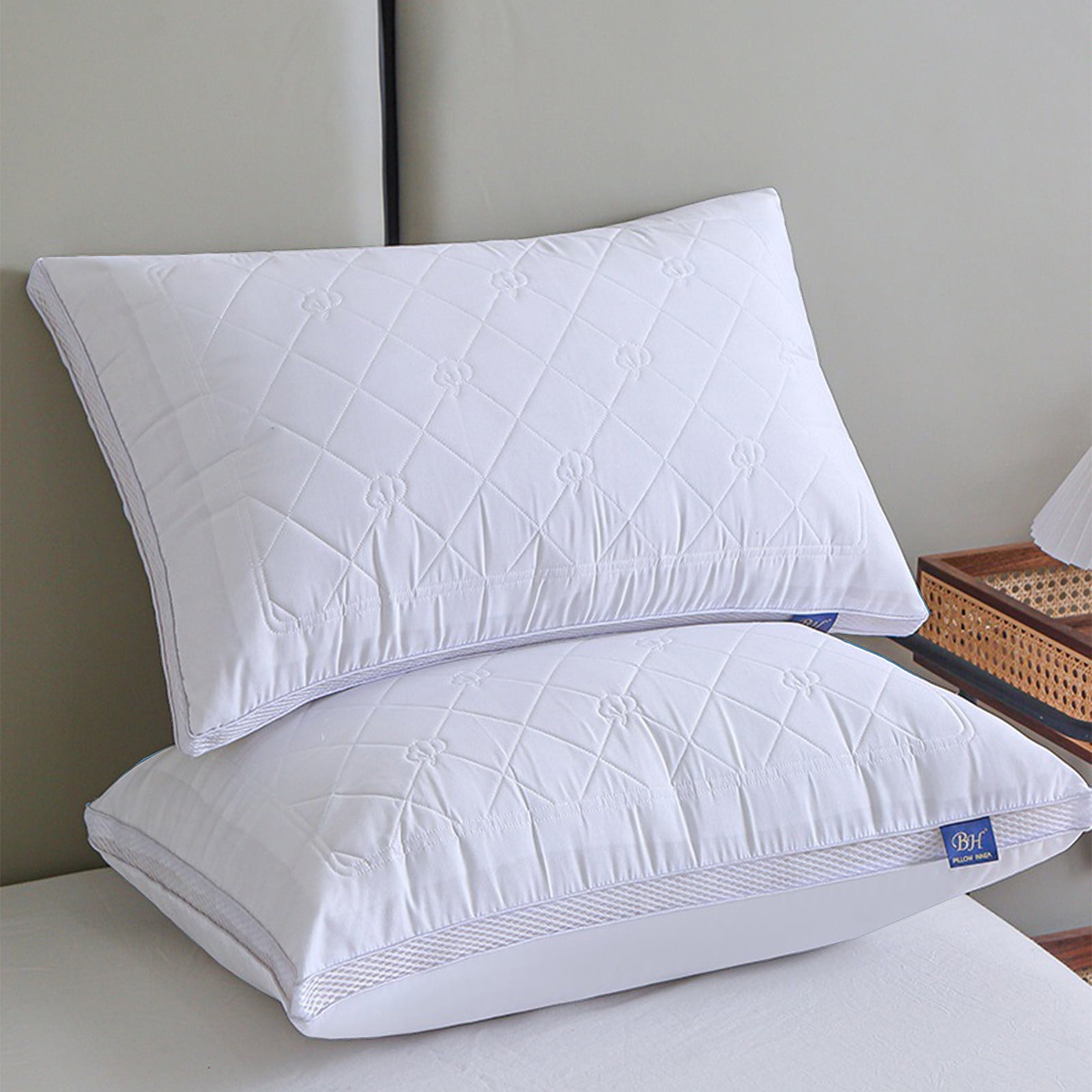 Jioakfa Hotel-Grade Pillow Core Soft And Supportive Bed Pillow Suitable ...