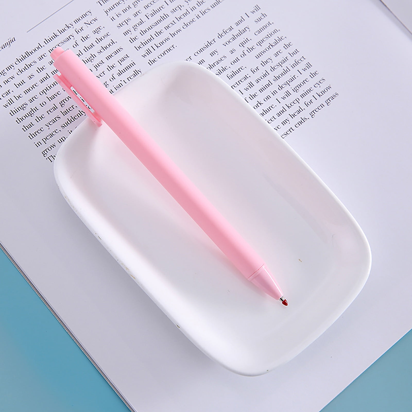 Jioakfa Household Tools Candy Color Press Rollerball Pen Business ...