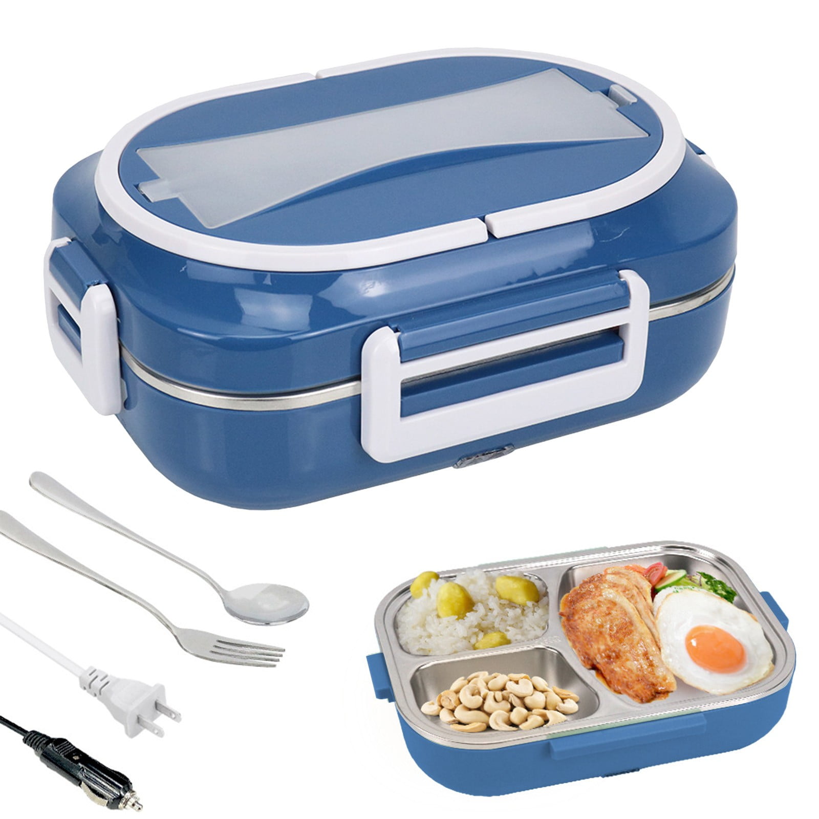 Jioakfa Kitchen Utensils Three Compartments Leakage Proof Heating ...