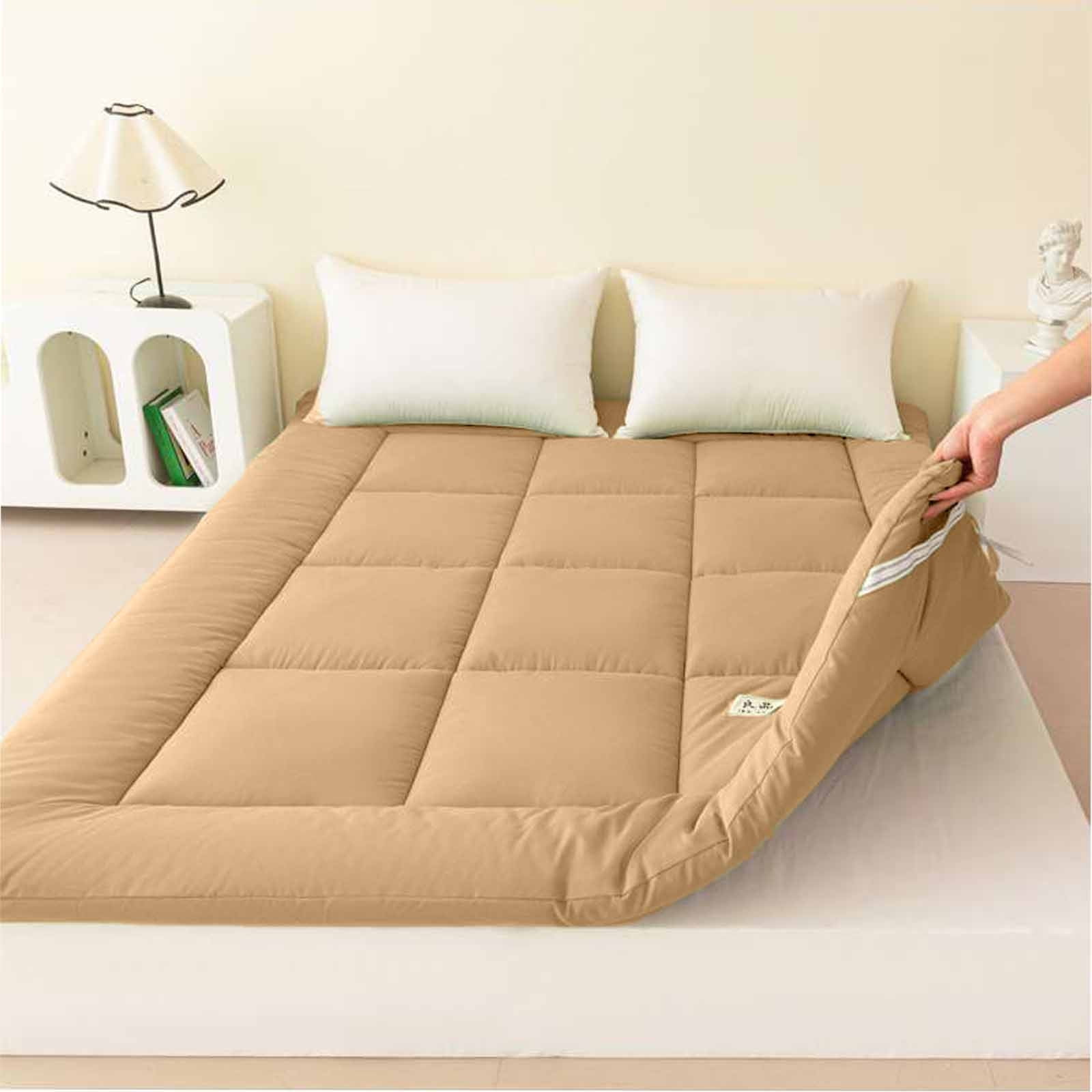 Jioakfa Premium Fiber Dorm Mattress - Extra Thick & Plush for Student ...