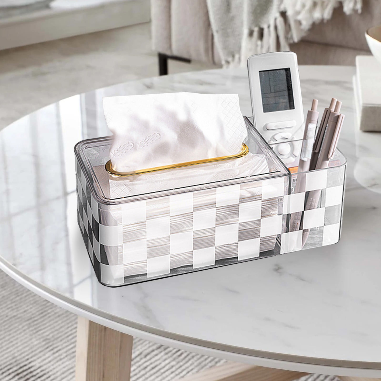 Jioakfa Storage Products Paper Towel Box Plastic Paper Towel Box Rose ...
