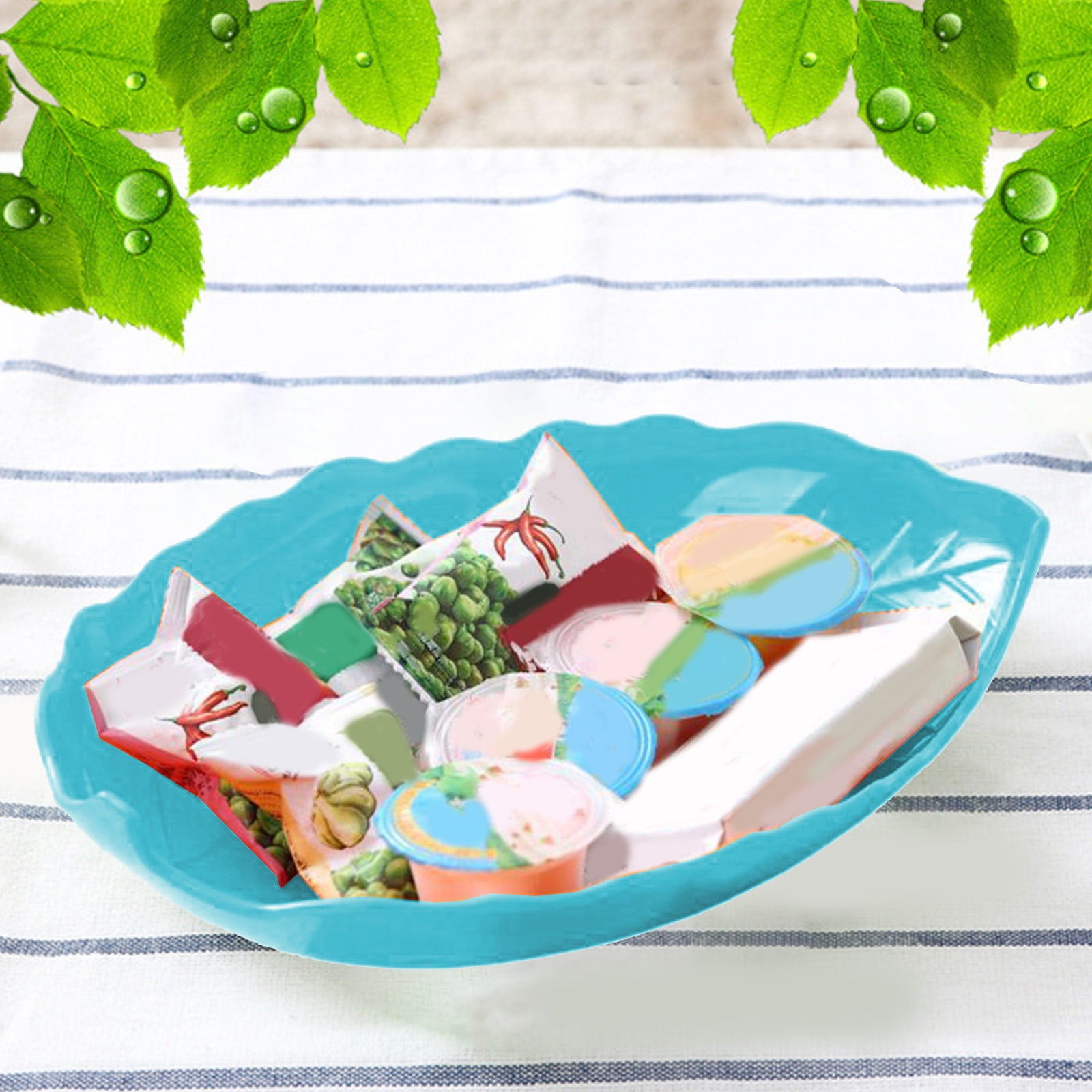 Jioakfa able Leaf Shaped Plastic Fruit Colorful And Cute For All ...