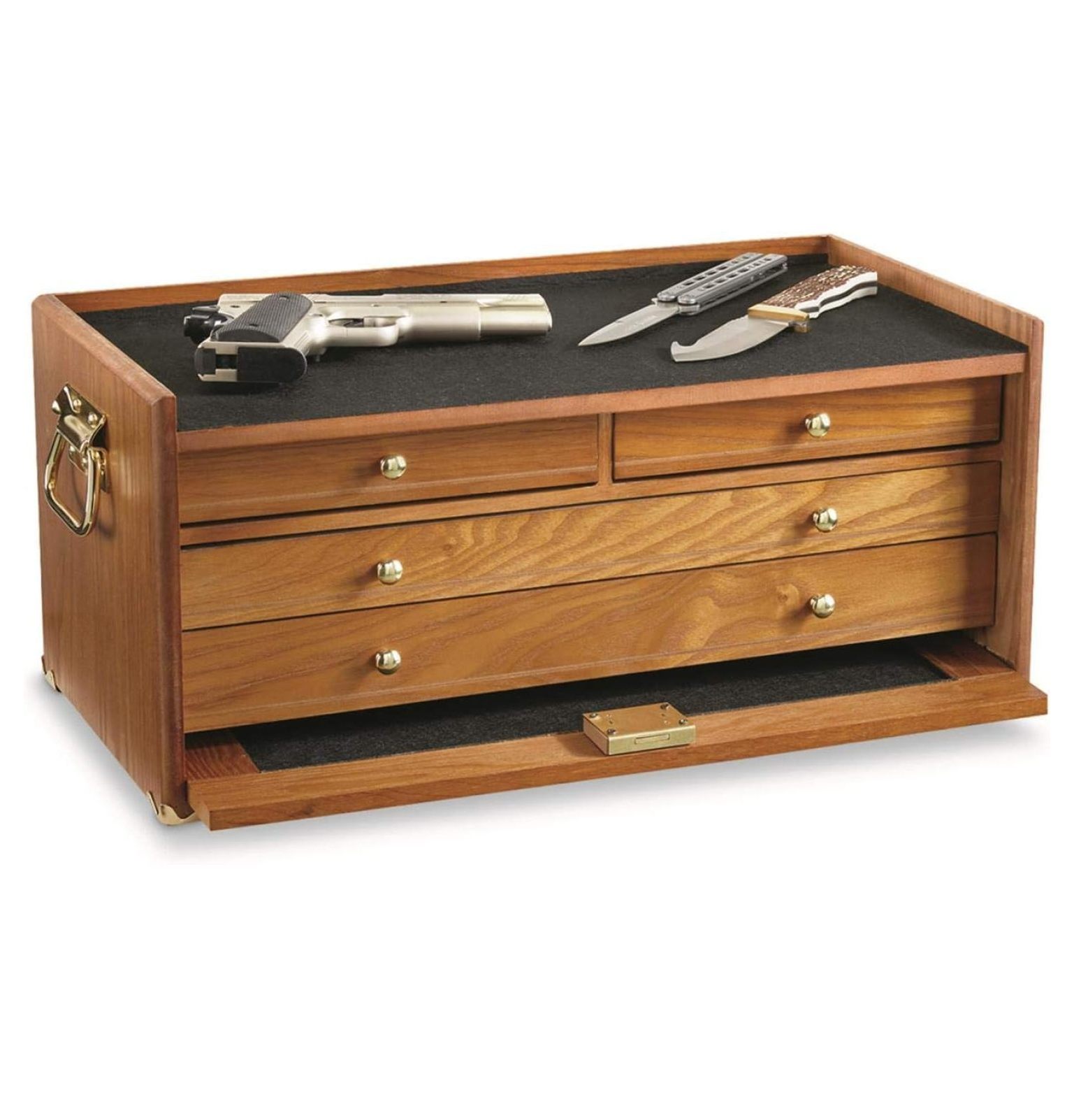 Jiowenm 4 Drawer Organizer, Lockable Storage Drawers, Chest of Drawers ...