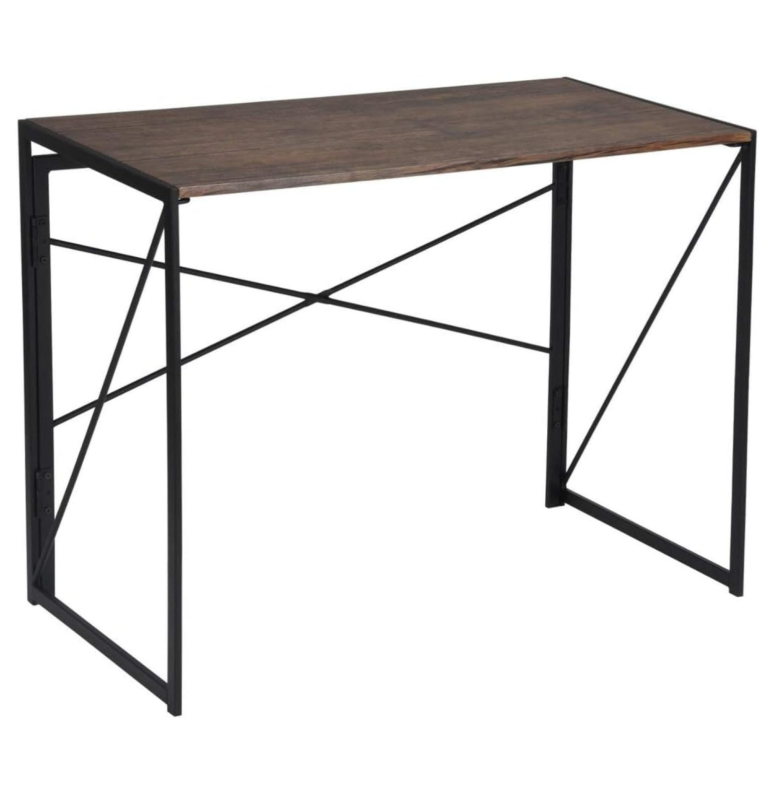 Jiowenm Folding Desk 40''Computer Table Study Writing Desk for Adults ...