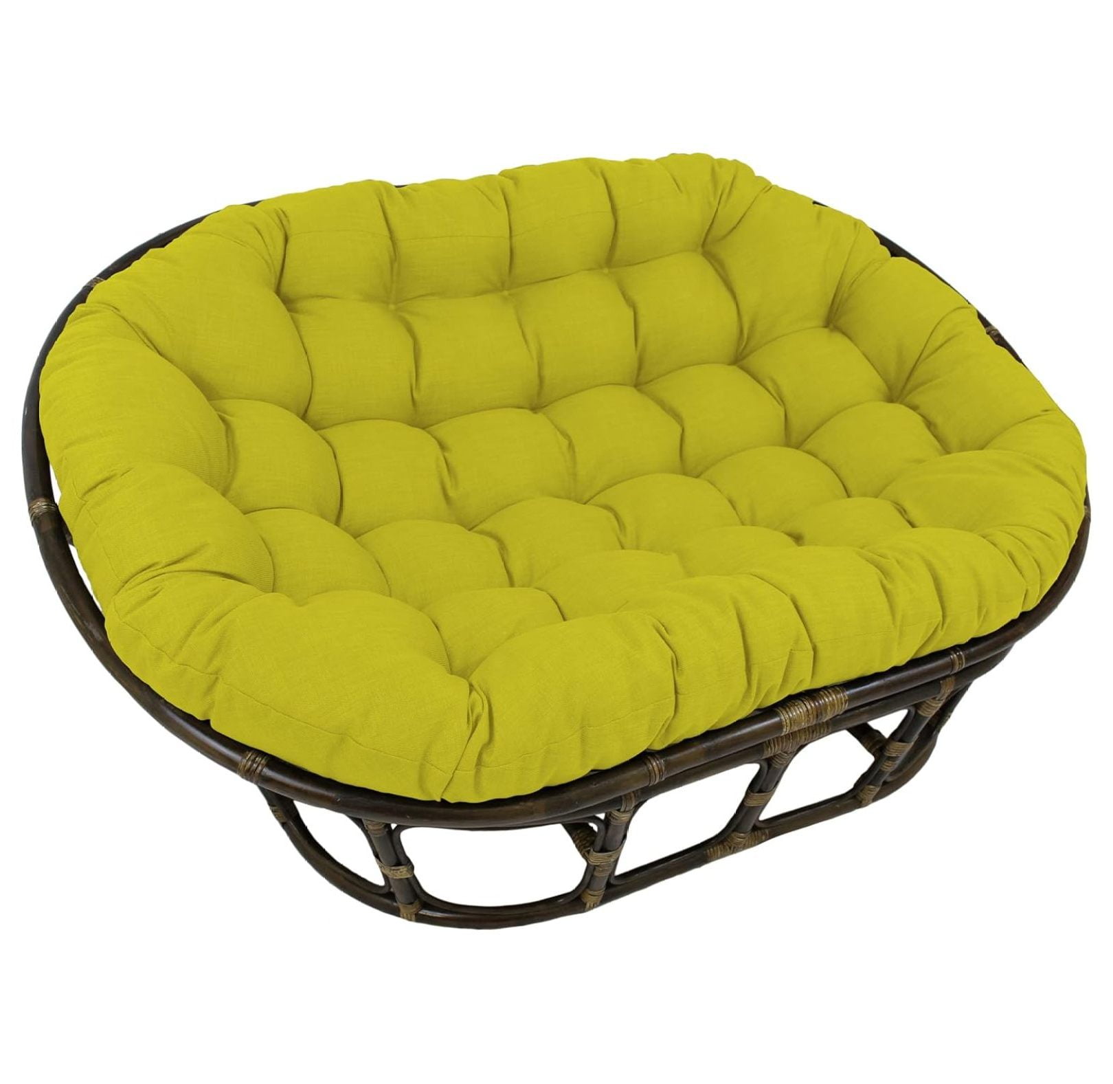 Jiowenm Indoor/Outdoor Double Papasan Cushion, 65" x ", Lime - Walmart.com