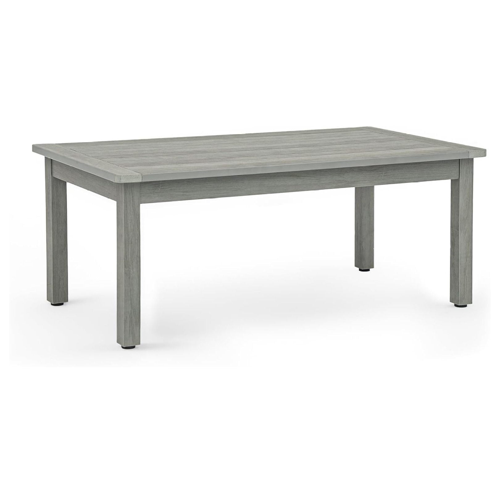 Jiowenm Outdoor Coffee Table, Patio Coffee Tables for Outside Rectangle ...