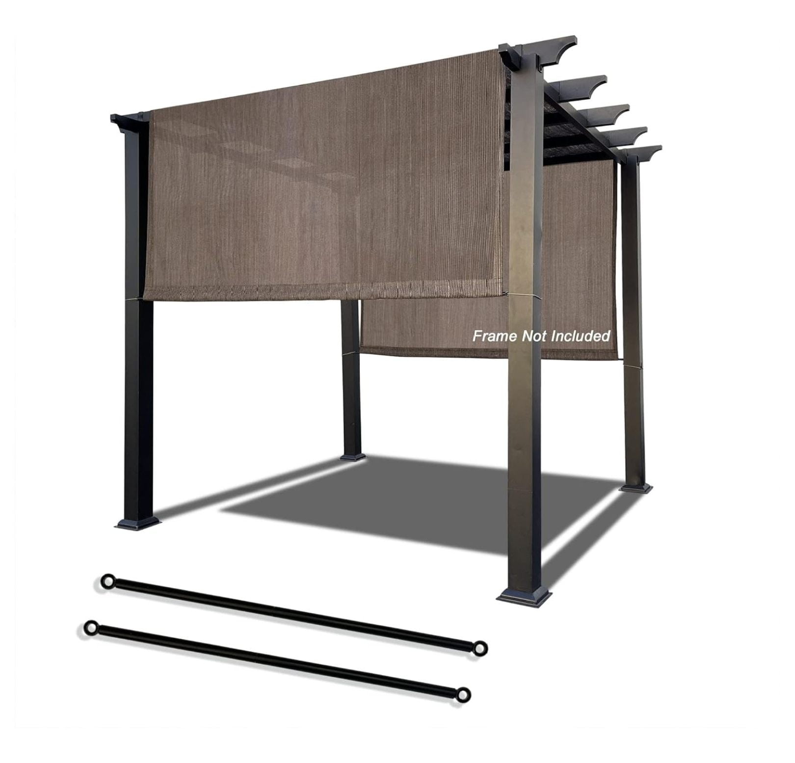 Jiowenm Universal Breathable Pergola Shade Cover – Pergola Replacement ...