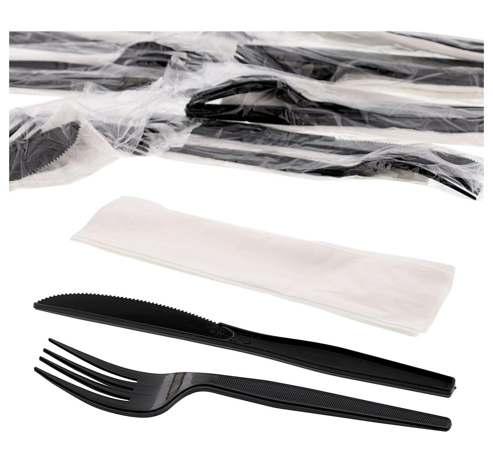 JiowenmRoyal 3-in-1 Disposable Silverware Medium Heavy Weight Plastic ...