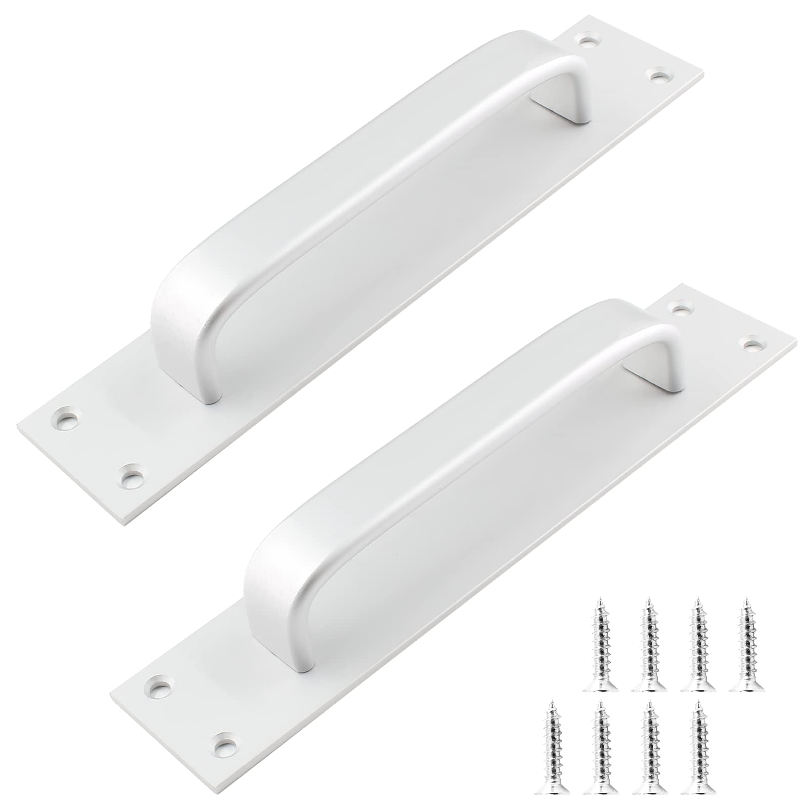Jiozermi 2 Pack Sliding Barn Door Handle, 7.9 Inch Gate Door Handle ...