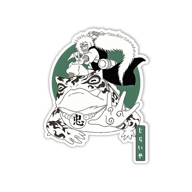 Jiraiya Sensei From Naruto Shippuden 17W22 Ddsticker Anime Decal Phone ...
