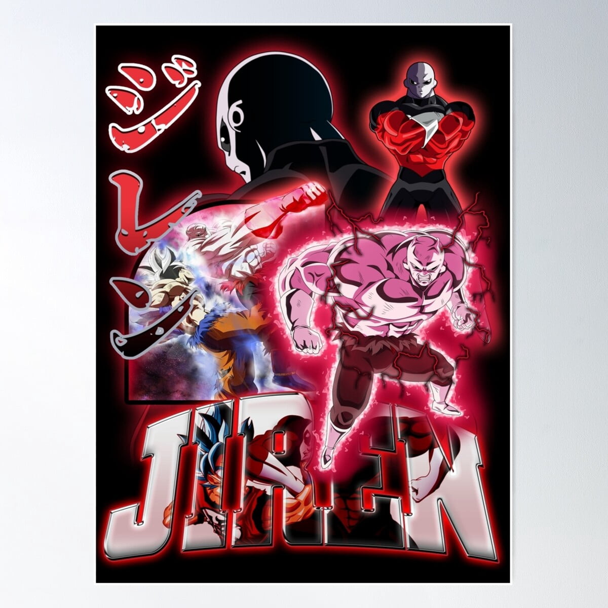 Jiren The Gray Poster Wall Art, Modern Wall Decor For Living Room ...