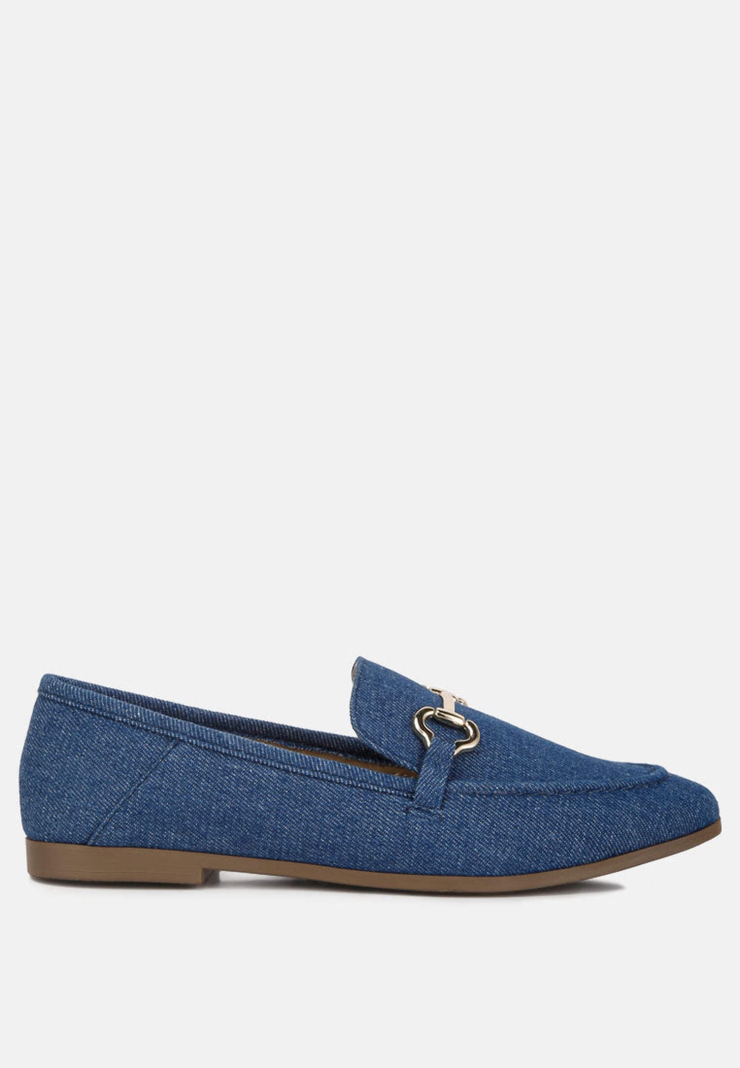 Jiro Horsebit Detail Flat Loafers - Walmart.com