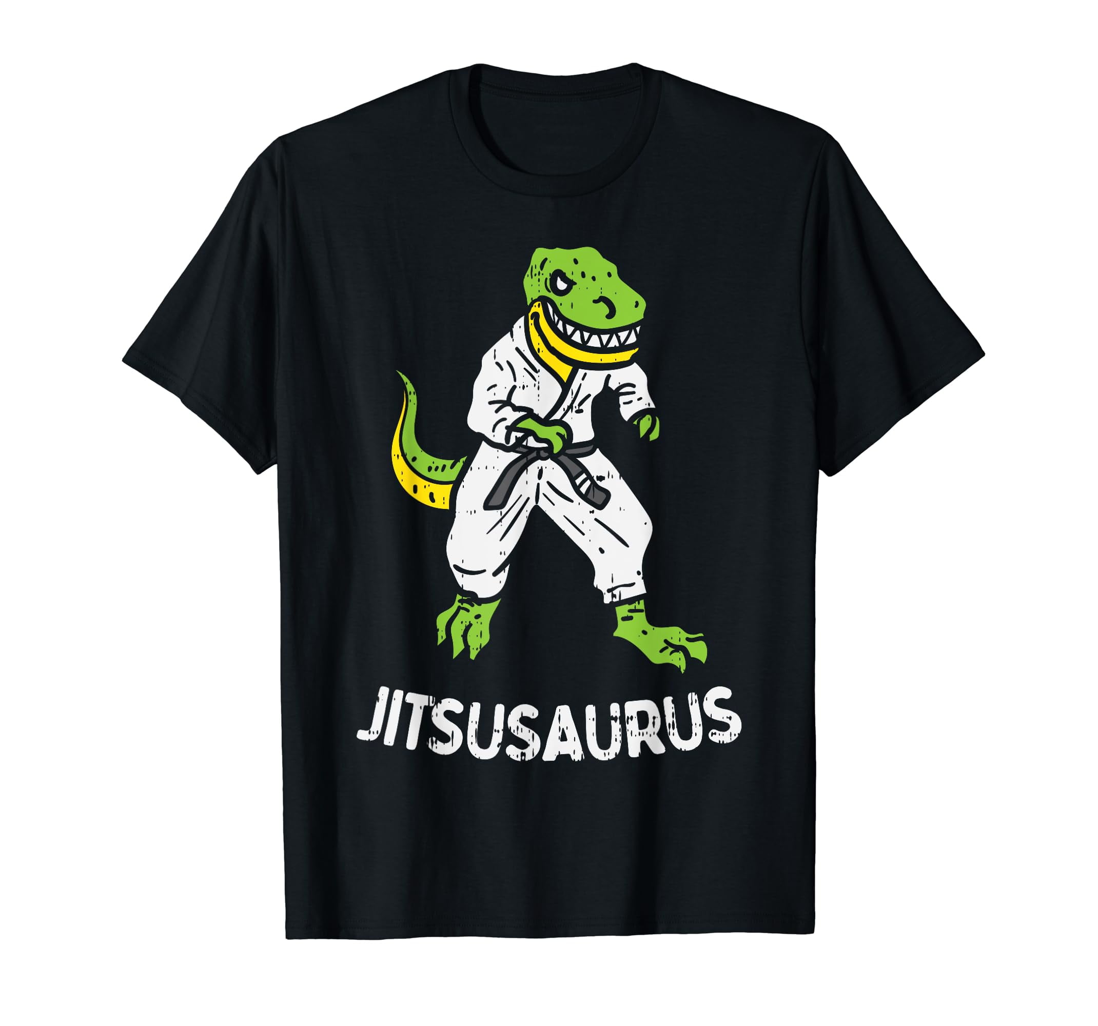 Jitsusaurus Funny Jiu Jitsu Trex Black Belt Martial Art Gift T-Shirt ...