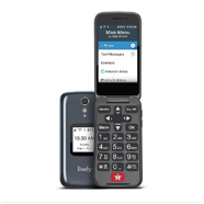 GreatCall Jitterbug Large Simple Flip Cell Phone with Camera for ...