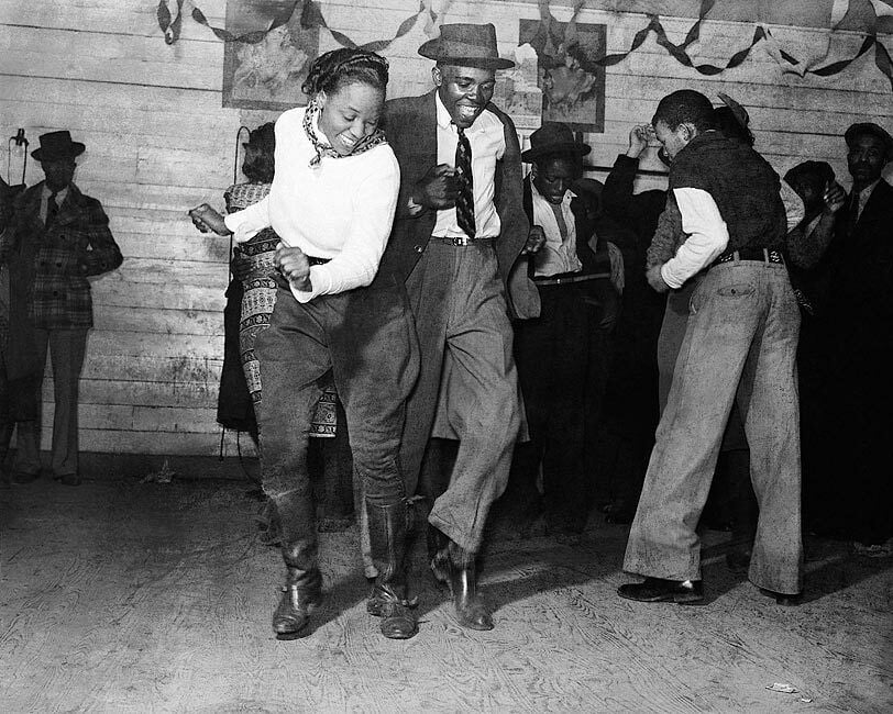 Jitterbug Negro Juke Joint, Mississippi 1939 - 24x36 Inch Glossy ...