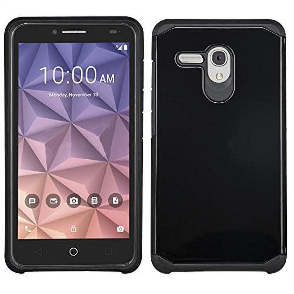 Jitterbug Smart (5.5inch) Case Hybrid Dual Layer Armor Defender ...