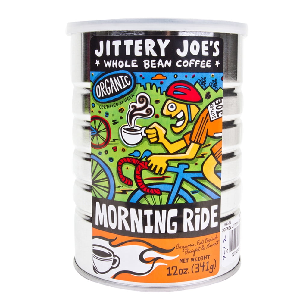 Jittery Joe's Morning Ride Full City Ground Coffee 12oz - Walmart.com
