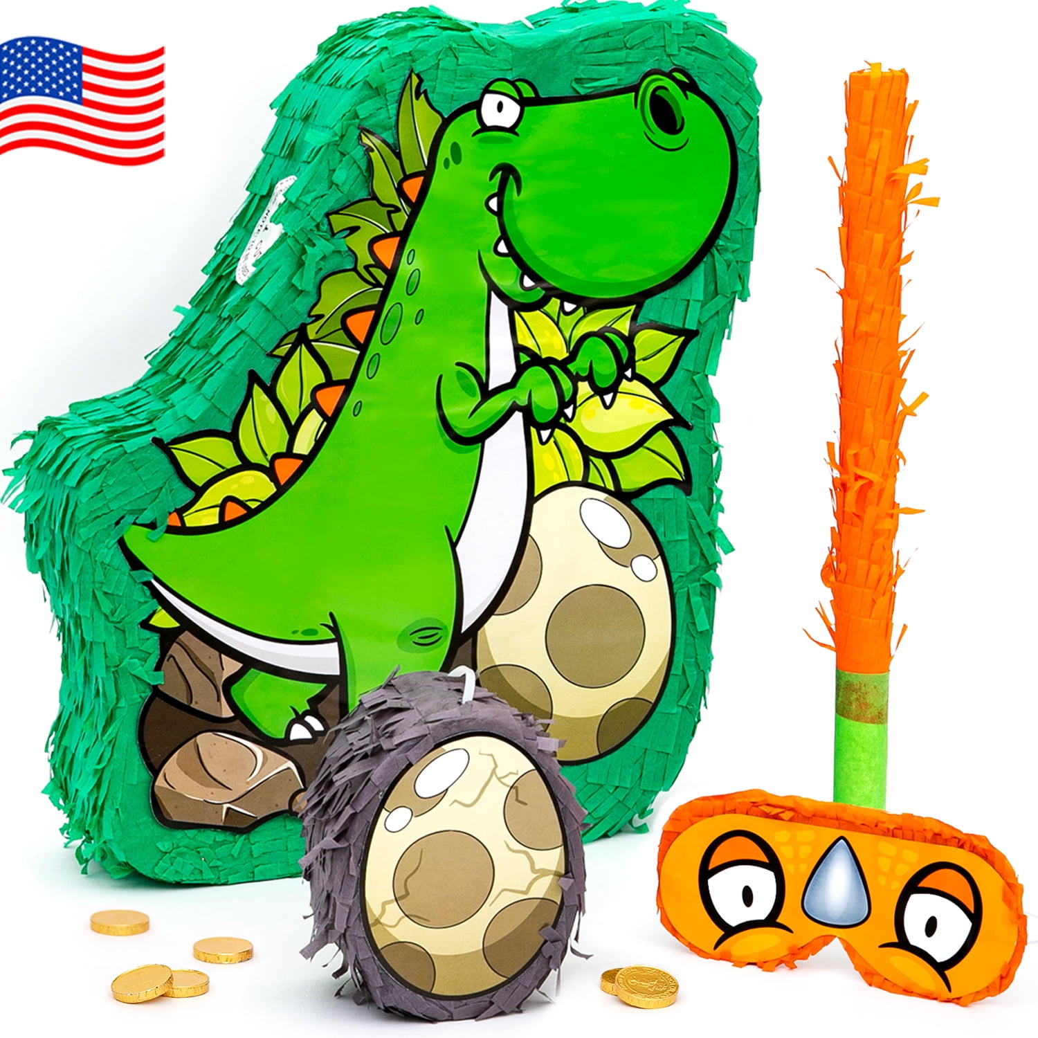 JitteryGit Dinosaur Party Pinata Set | Fun Twist on Traditional Piñata ...