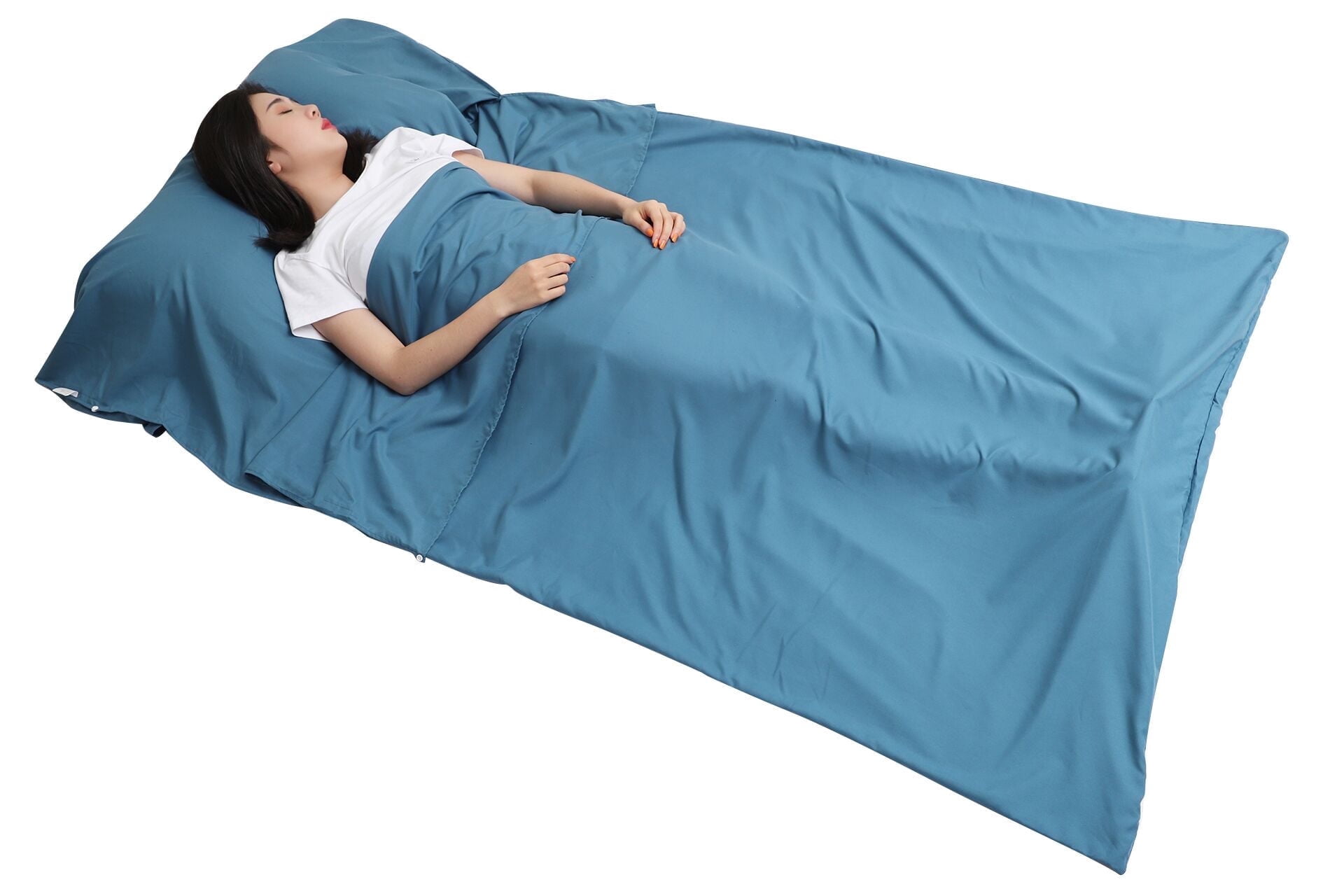 Jitty Rectangular Sleeping Bag Liner 83"x45", Portable Lightweight ...