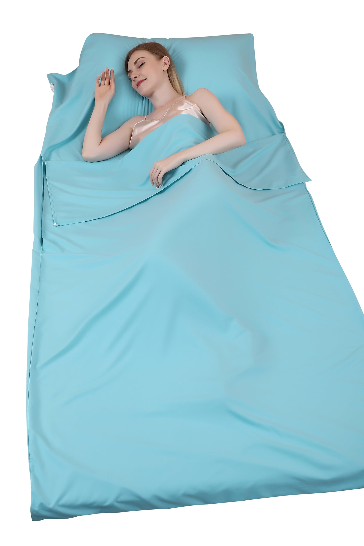 Jitty Sleeping Bag Liner 83"x45",Portable Lightweight Sleeping Bags ...