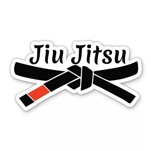 Jiu Jitsu Belt Sticker Phone Decal Water Bottle Stickers Car Decals ...