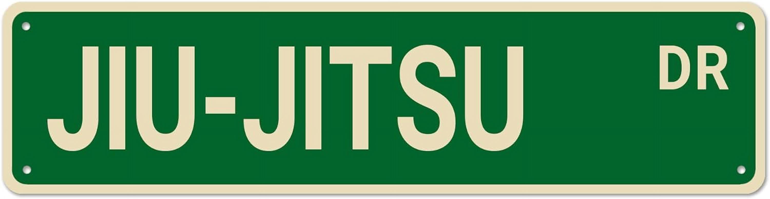 Jiu-Jitsu Dr Street Signs, Metal Tin Signs, Jiu-Jitsu Decor Jiu-Jitsu ...