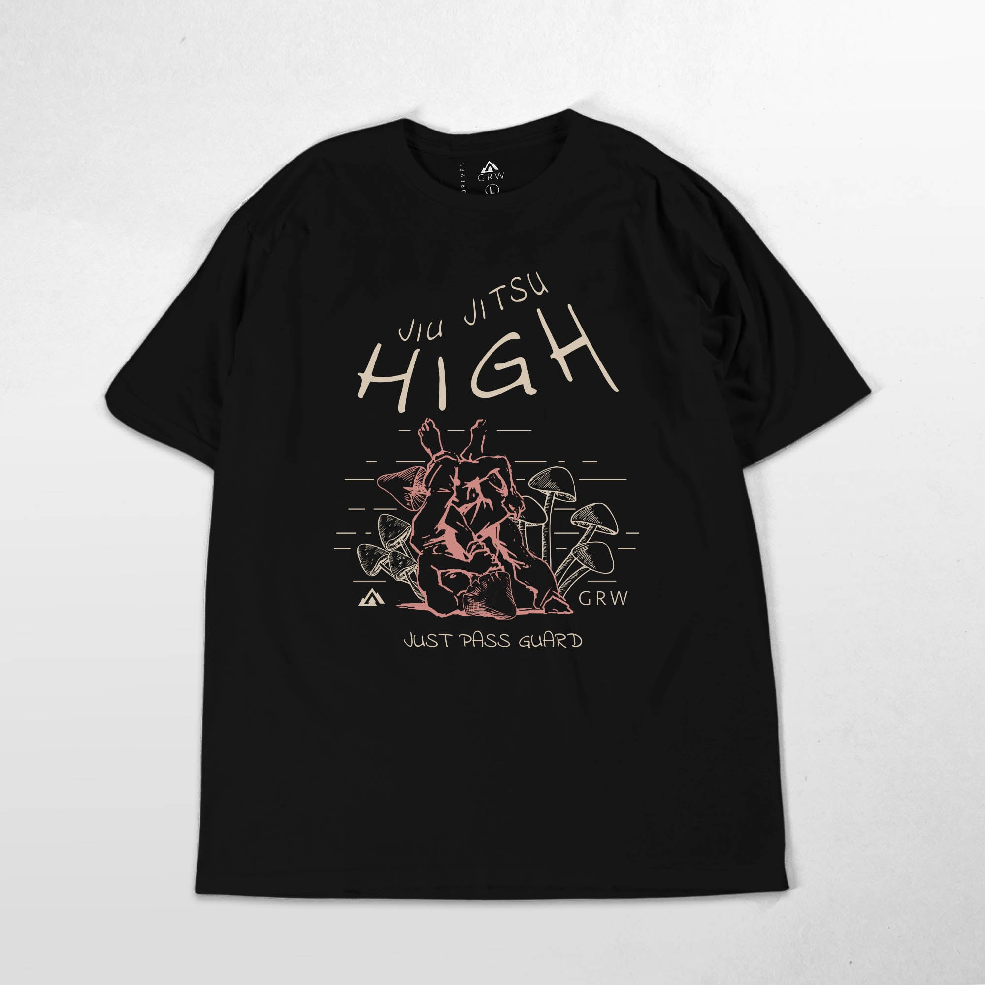 Jiu Jitsu High Oversized Fit Tee - Walmart.com