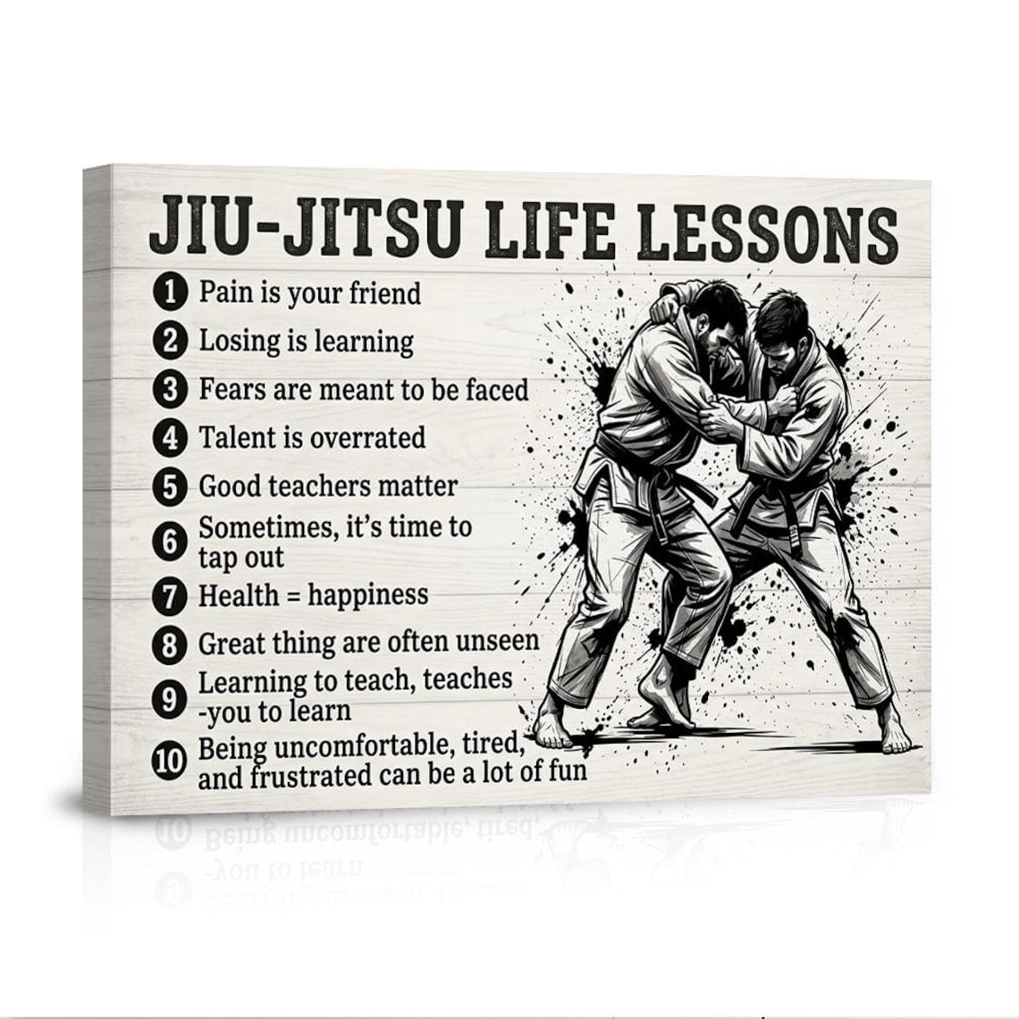 Jiu Jitsu Life Lessons Martial Arts Quote Gracie Training Motivation ...