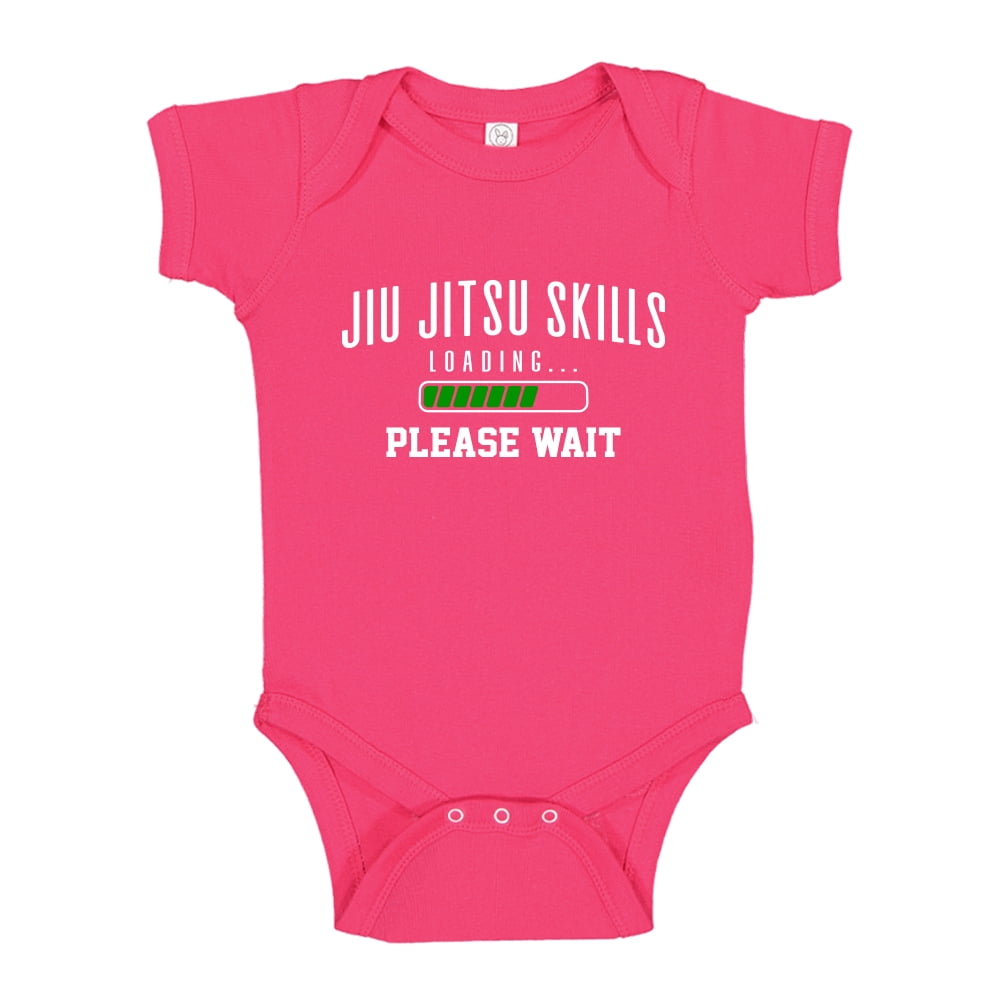 Jiu Jitsu Skills Loading Please Wait Baby Bodysuit One Piece NB Cyber ...