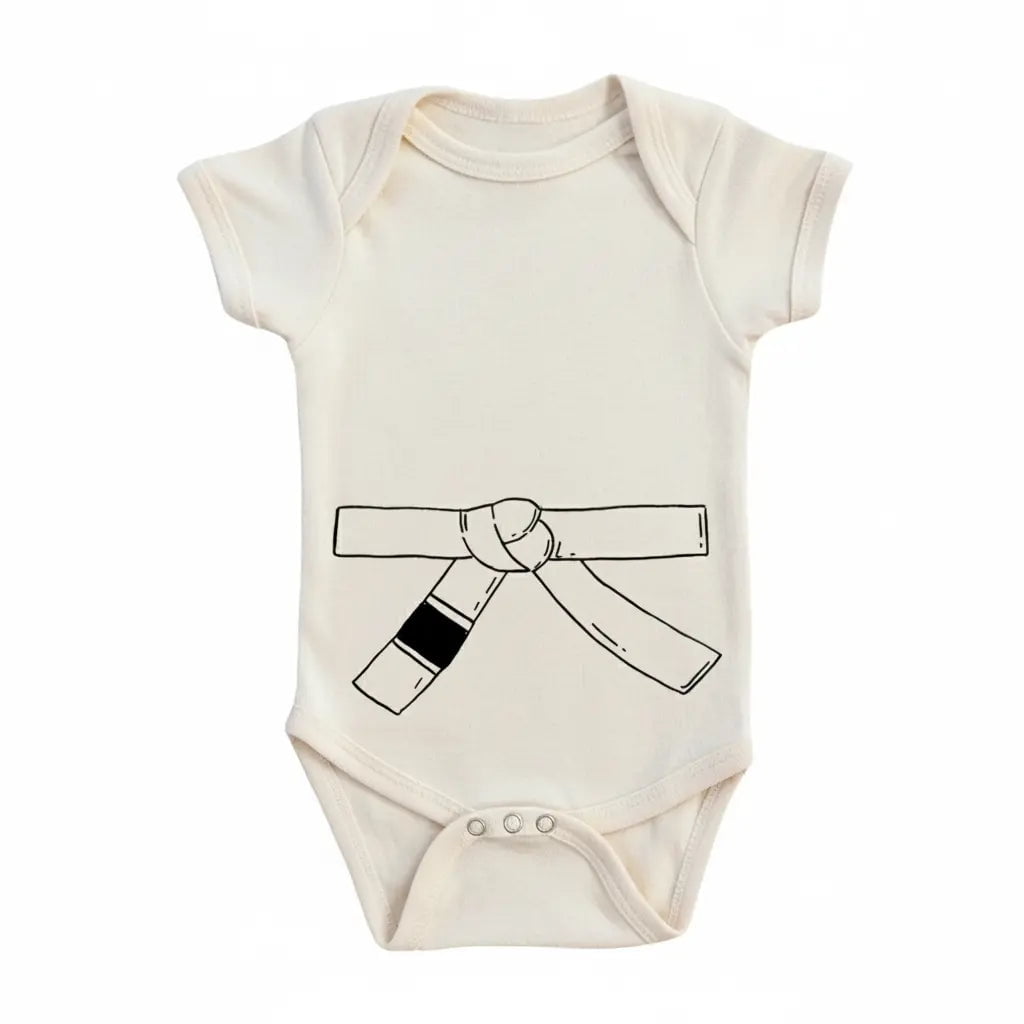 Jiu Jitsu White Belt Newborn Baby Bodysuit - Walmart.com