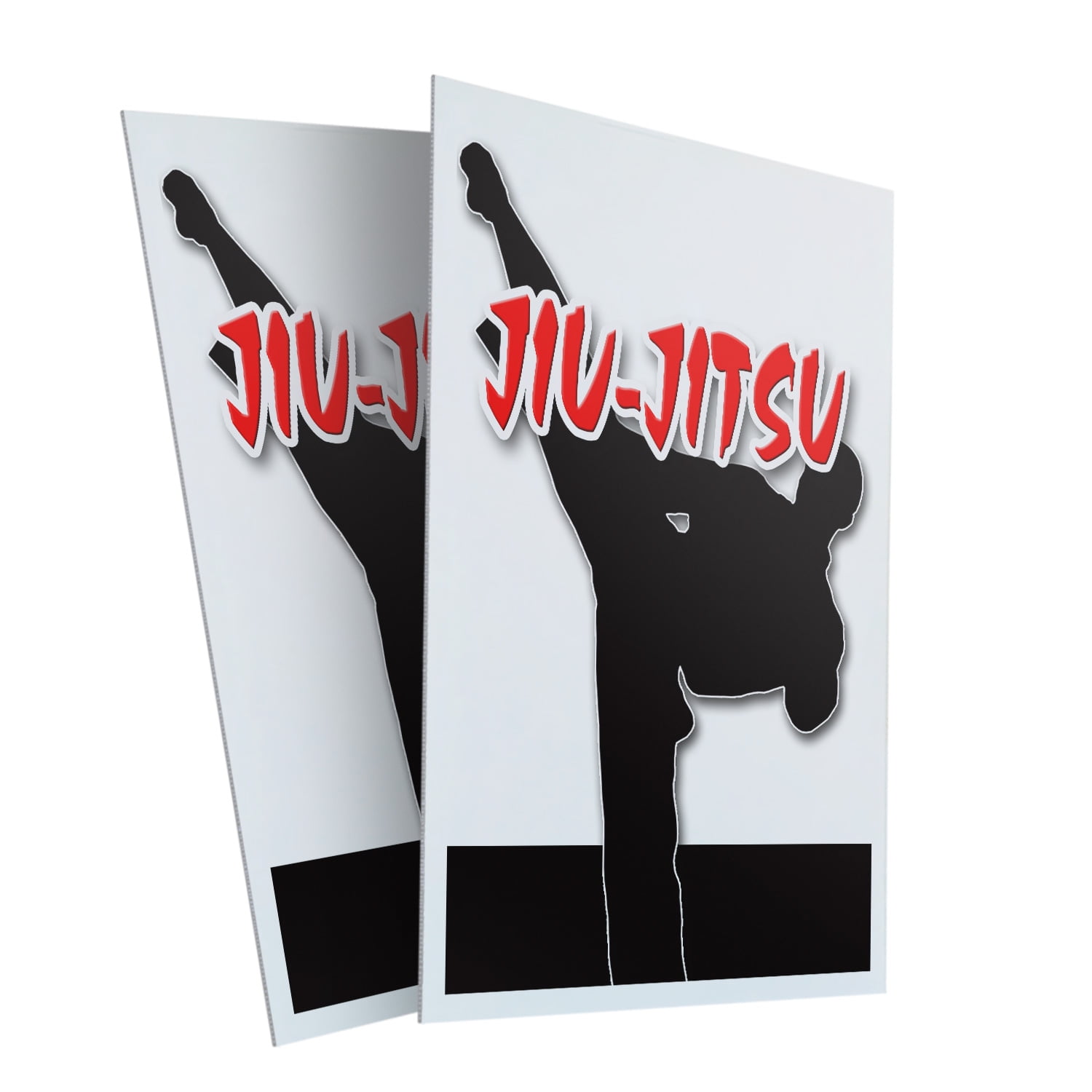 Jiu-jitsu (2-PACK) 24" x 36" Plastic Signs | Sign Insert 4mm Corrugated ...