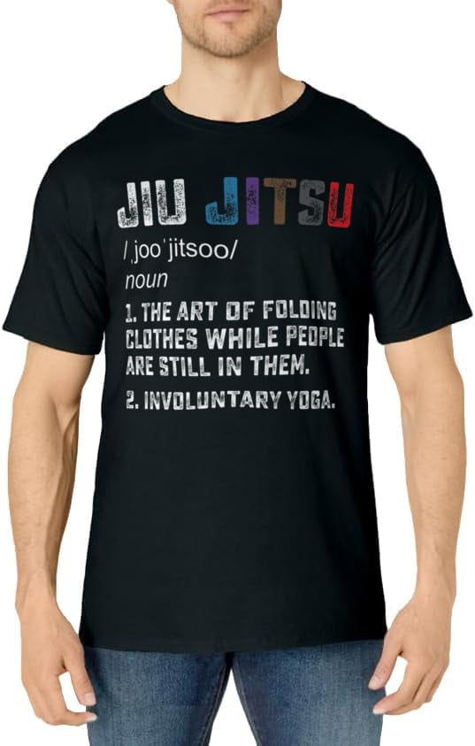 Jiu jitsu Funny definition BJJ or MMA grappler T-shirt - Walmart.com