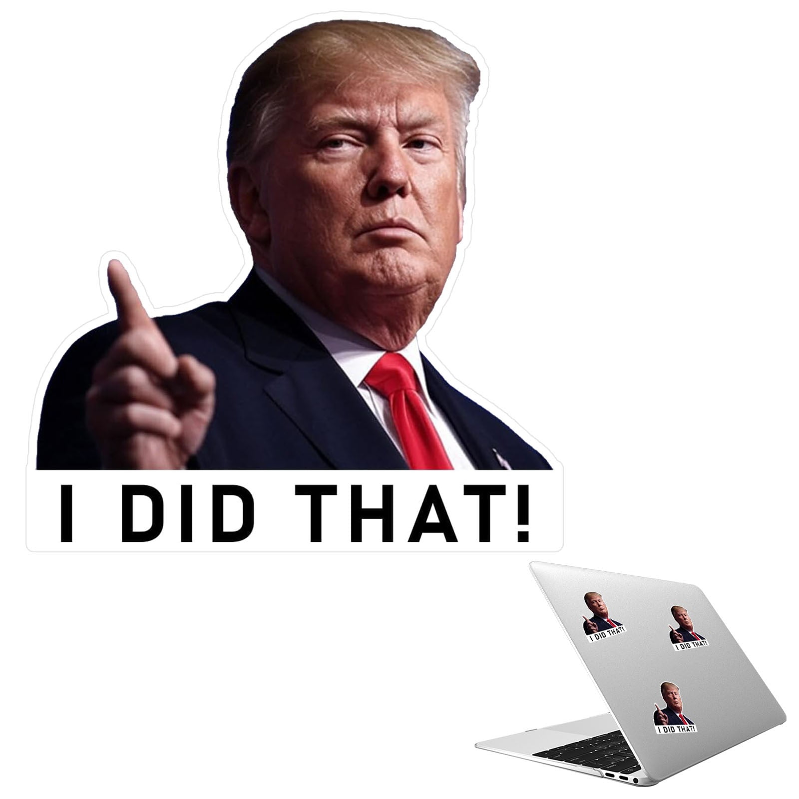 Jiuaui Clearance Stickers 10/50/100pcs I Did That Stickers 2x2 Pump ...