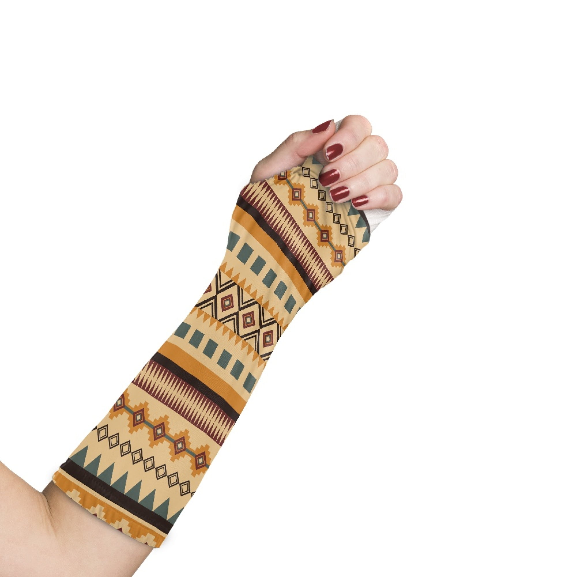 Jiueut Aztec Tribal Arm Cast Cover Arm Wrist Elbow Protection Cover ...