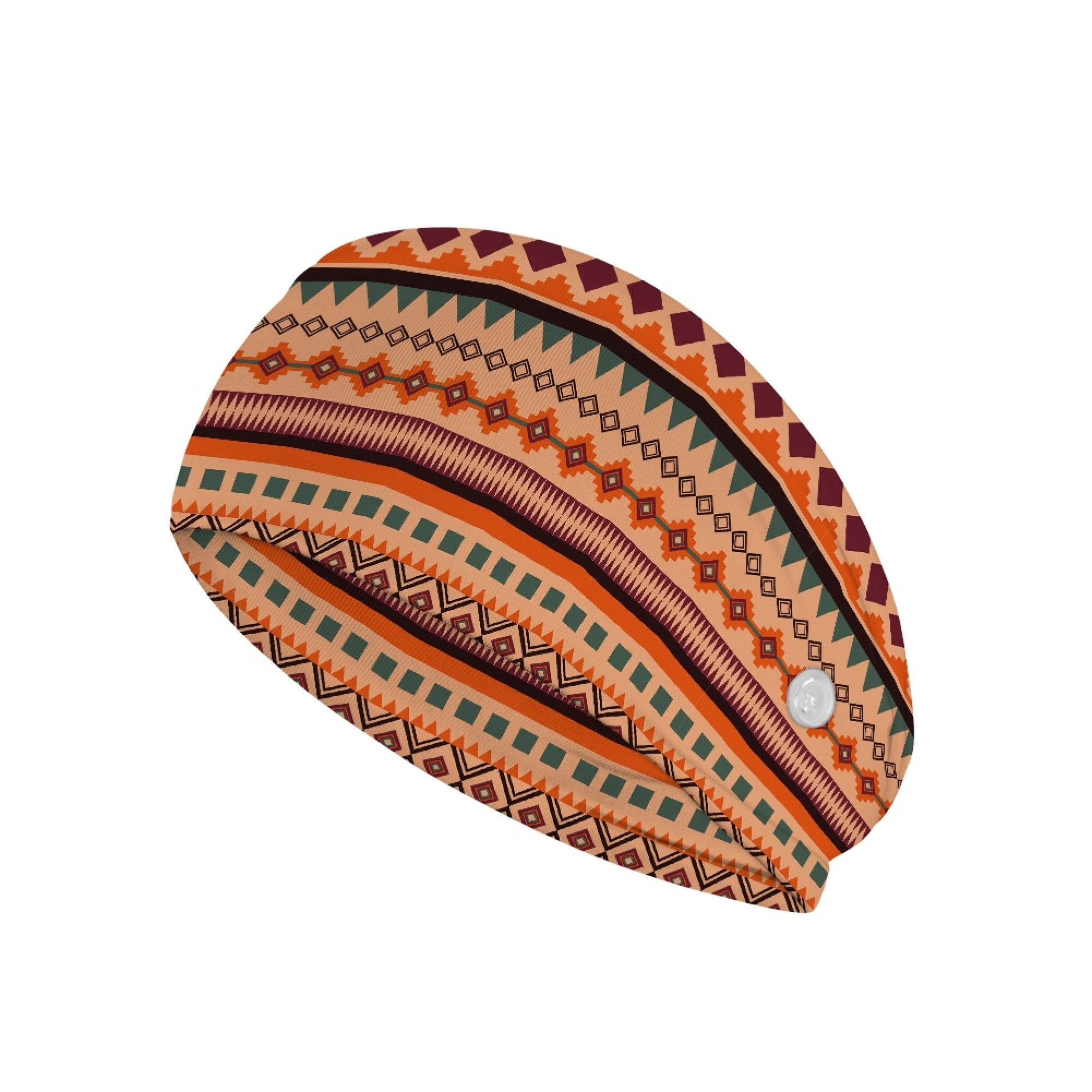 Jiueut Aztec Tribal Nurse Button Headband Medical Assistant Headbands ...