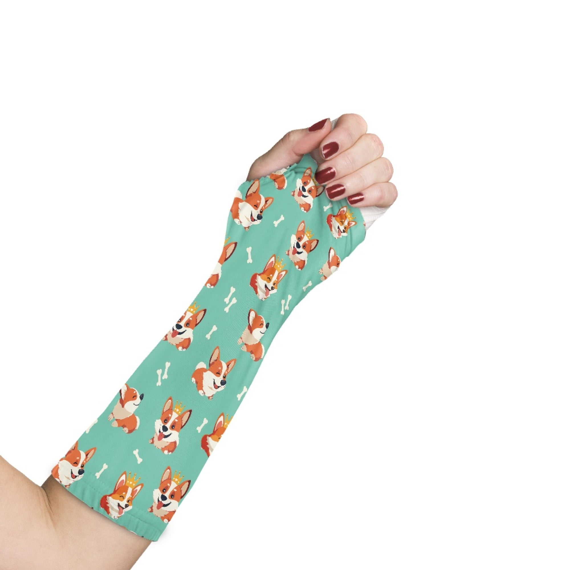 Jiueut Bone Corgi Arm Cast Cover Arm Cast Protector for Shower Kids ...
