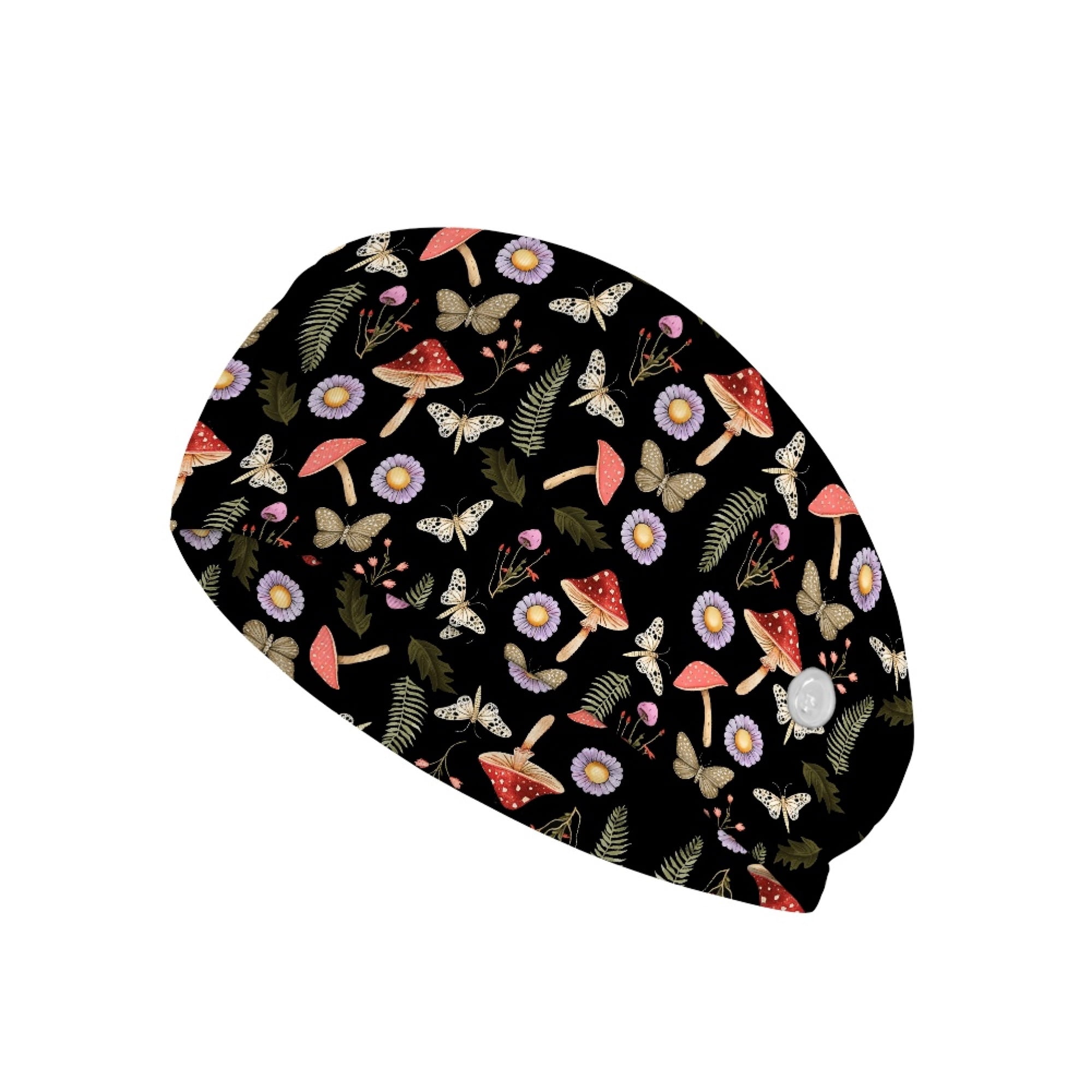 Jiueut Butterfly Mushroom Nurse Button Headband Medical Assistant ...