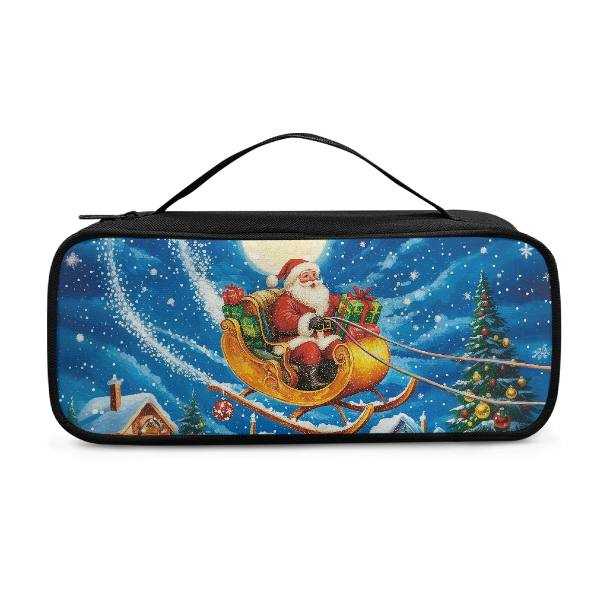 Jiueut Christmas Stethoscope Storage Bag Santa Claus Stethoscope Case ...
